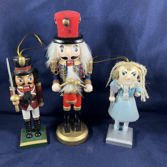 Holiday | Nutcracker Ornaments Set Multicolor Ballet Christmas Wooden ...